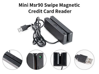 3 Tracks Card Reader Magnetic Stripe Reader MSR100 – Urscanner
